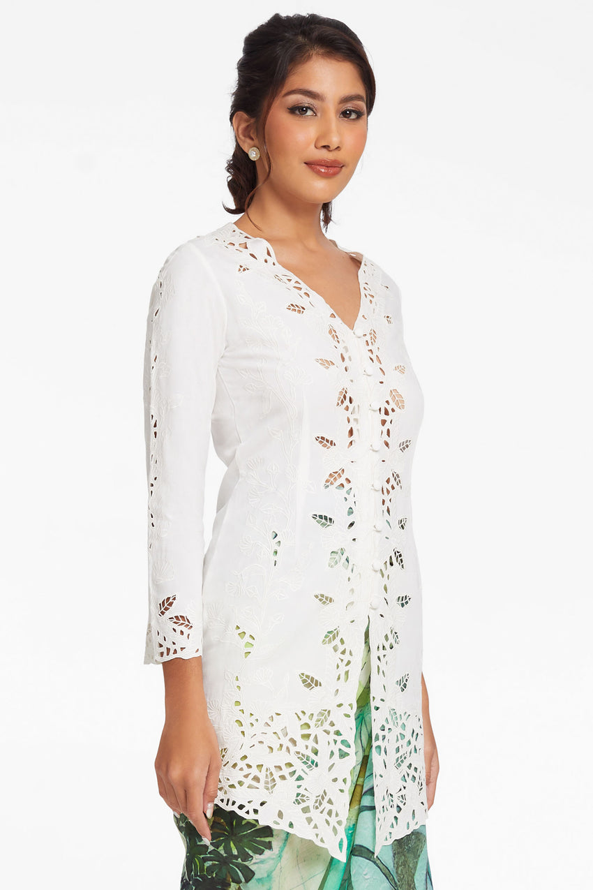 Handmade Balinese Lace Kebaya – Uluwatu Handmade Balinese Lace