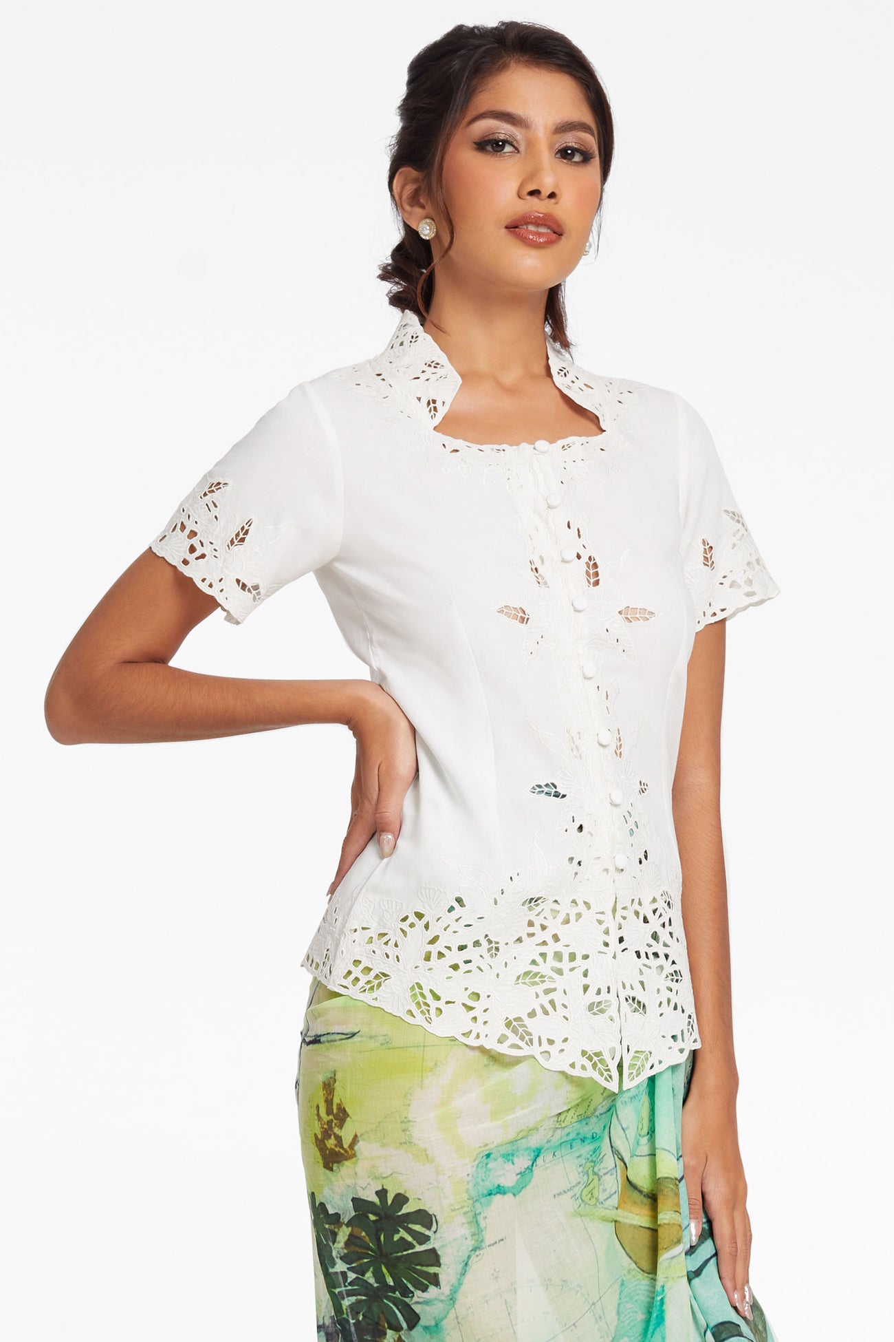 Handmade Balinese Lace Kebaya – Uluwatu Handmade Balinese Lace