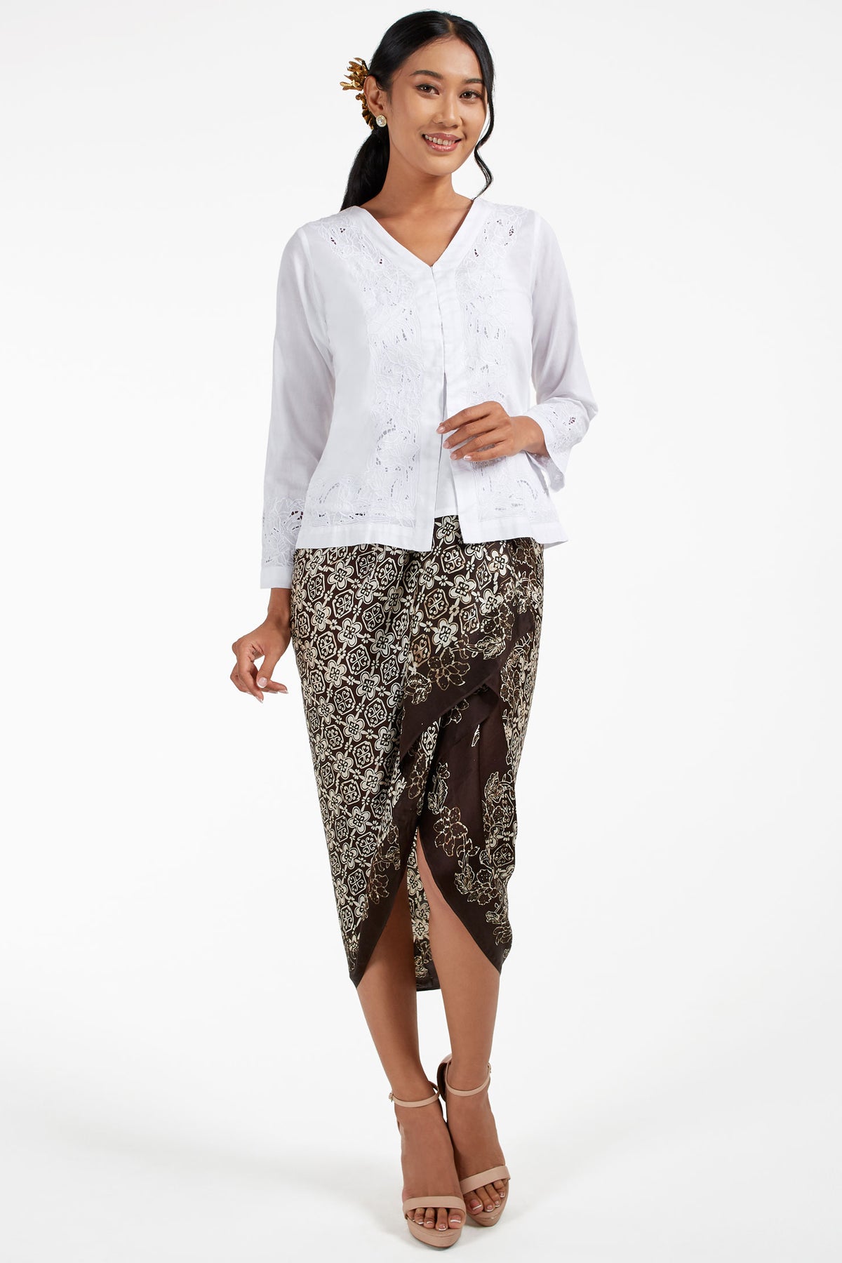 Handmade Balinese Lace Kebaya – Uluwatu Handmade Balinese Lace